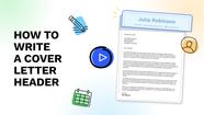 How To Write A Cover Letter Header Examples Guide 