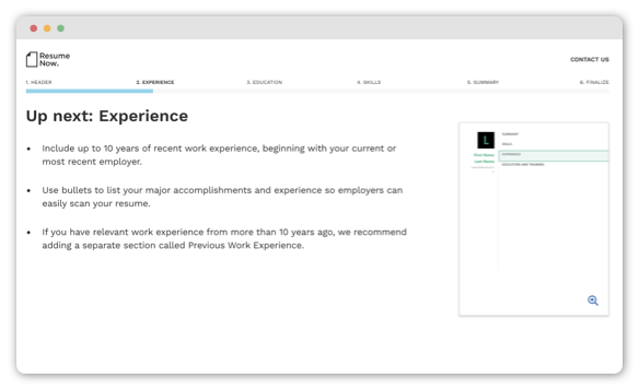 How to Write Resume Job History Section | Resources