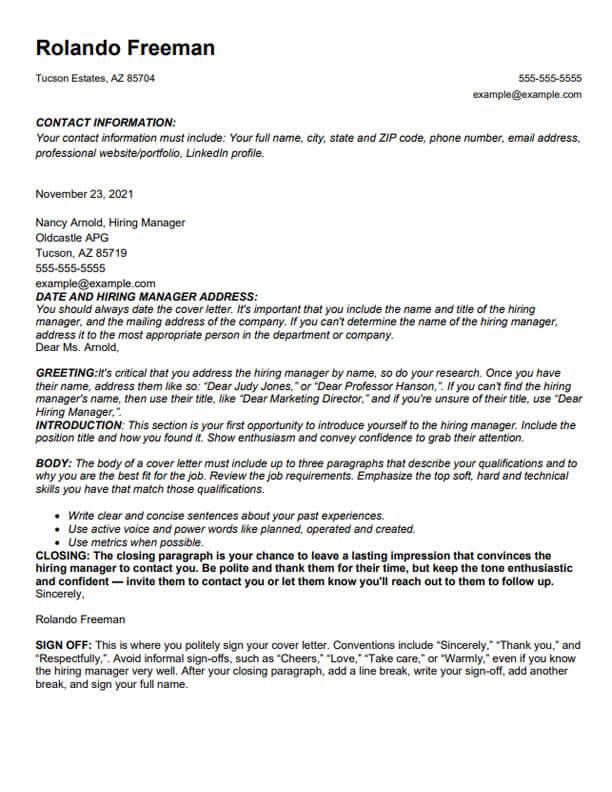 Free Cover Letter Templates for 2023 | Customize & Download