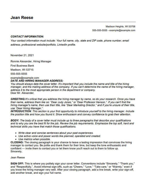 Free Cover Letter Templates for 2023 | Customize & Download