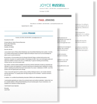 Cover Letter Examples, Templates, and Writing Tips