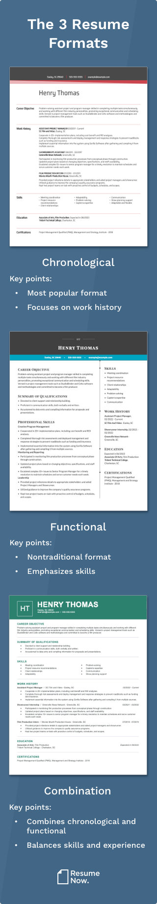 Best Resume Layouts for 2024 [How to Choose + Examples]