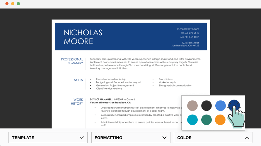 Free CV Maker : Create Your Curriculum Vitae Online