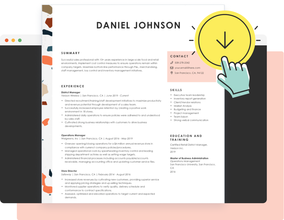 Online Cover Letter Builder | Create a Cover Letter & Download Now