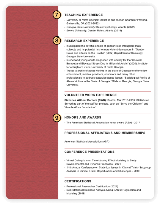 80+ CV Examples to Land a Job in 2025