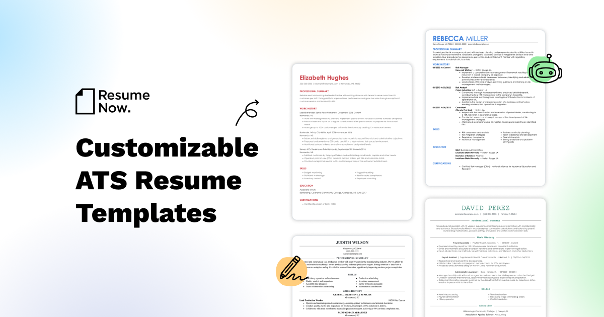 45+ ATS Friendly Resume Templates (Customize & Download)