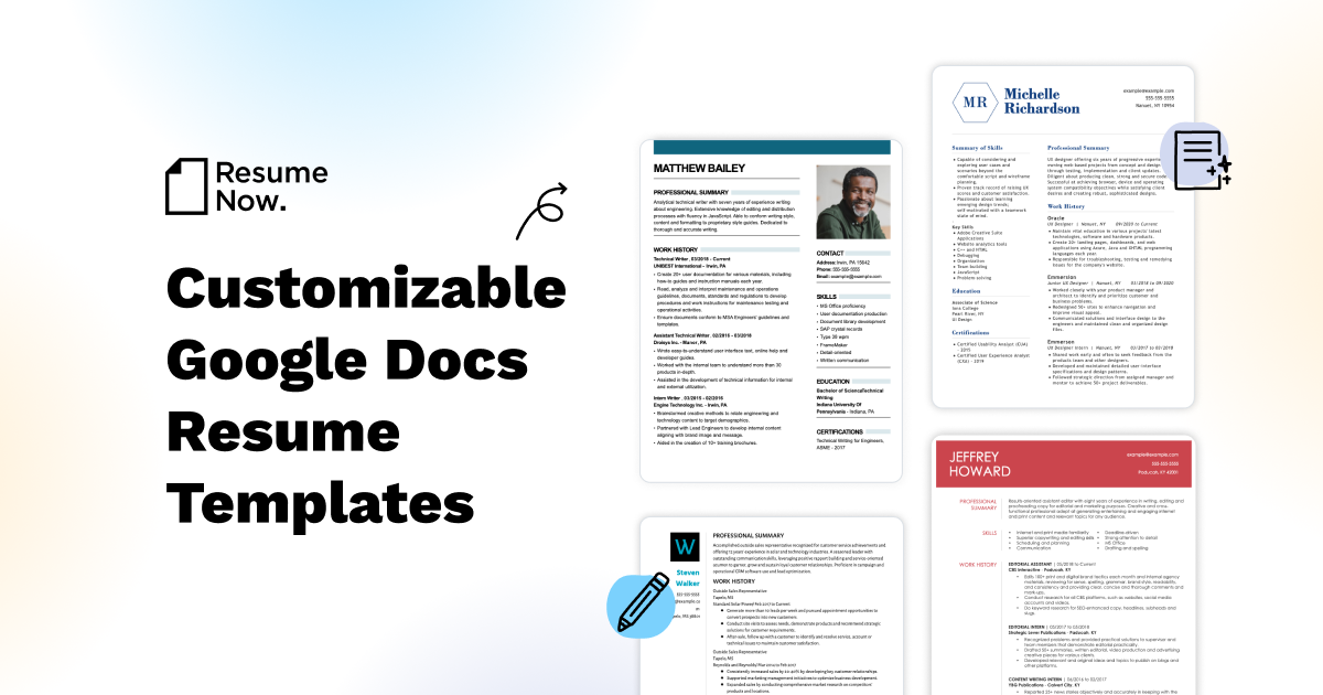 50 Free Google Docs Resume Template Free Psd Templates