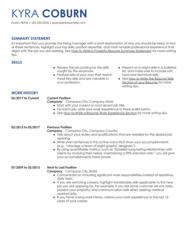Resume Templates for 2022 | Download for Free | Resume-Now