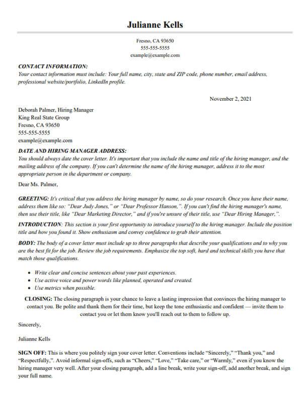 Free Cover Letter Templates for 2023 | Customize & Download