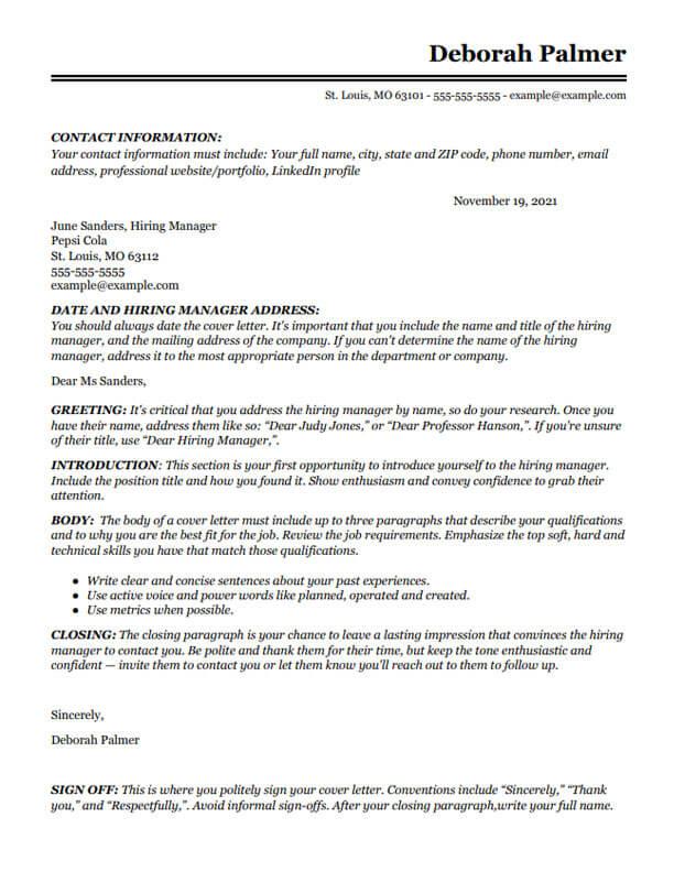 Free Cover Letter Templates for 2023 | Customize & Download